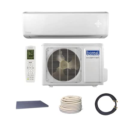 Boreal BRISA 12,000 BTU 1 Ton Wall Mount Ductless Mini Split System 17 SEER 230V - Comfort Value Kit