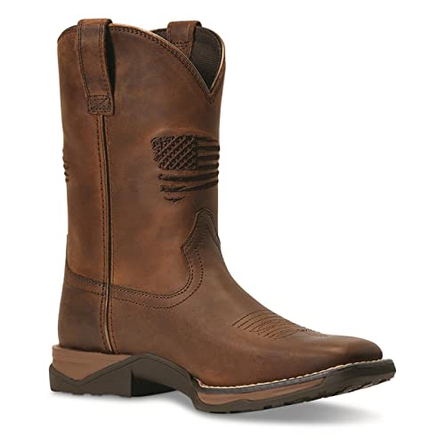 Ariat Anthem Patriot Western Boot Distressed Brown 2