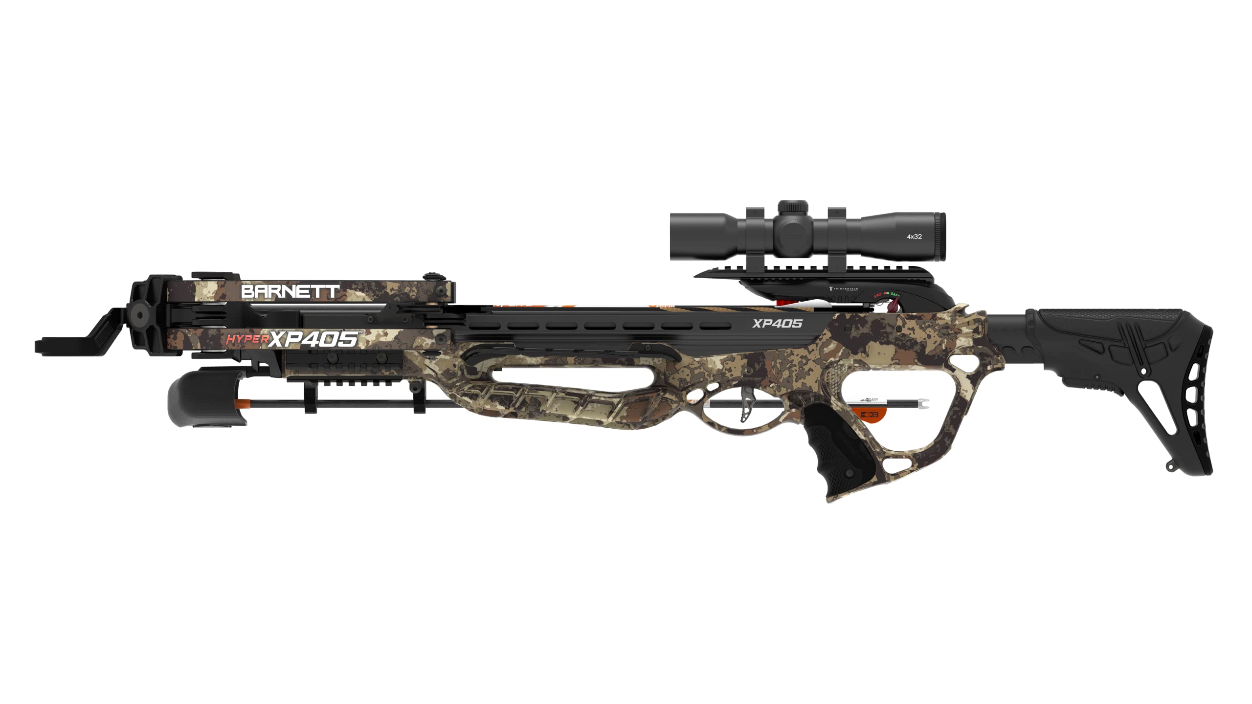 Barnett Hyper XP 405 Crossbow + Barnett 22" Hyperflite Crossbow Arrows (5 Pack)
