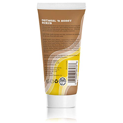 Para Laboratories Queen Helene Gentle Facial Scrub, Oatmeal & Honey, 6 Ounce