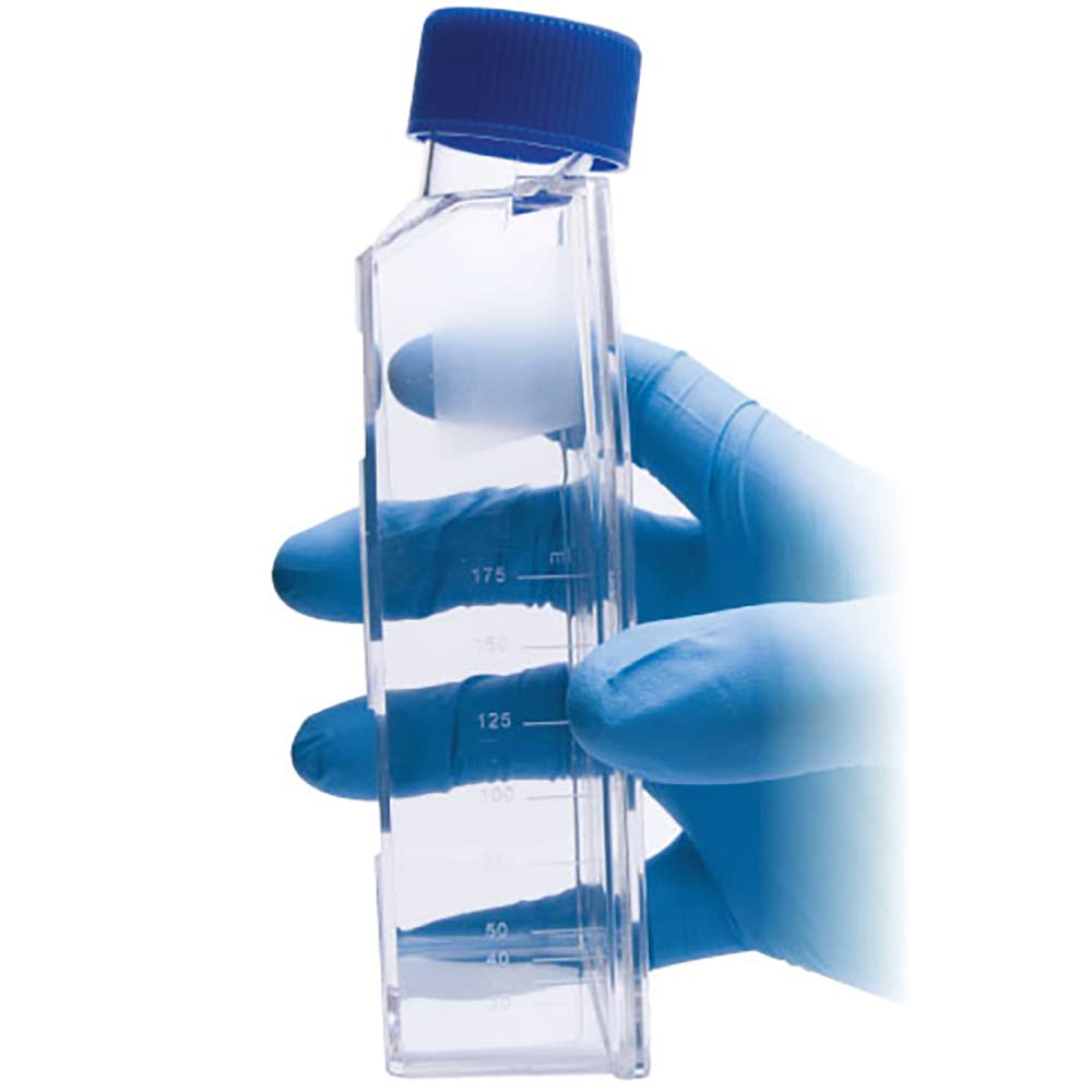 TC Treated Flasks, 250ml, Vented, Growth Area: 75.0cm2, 5 per Sleeve, 100 Flasks/Unit