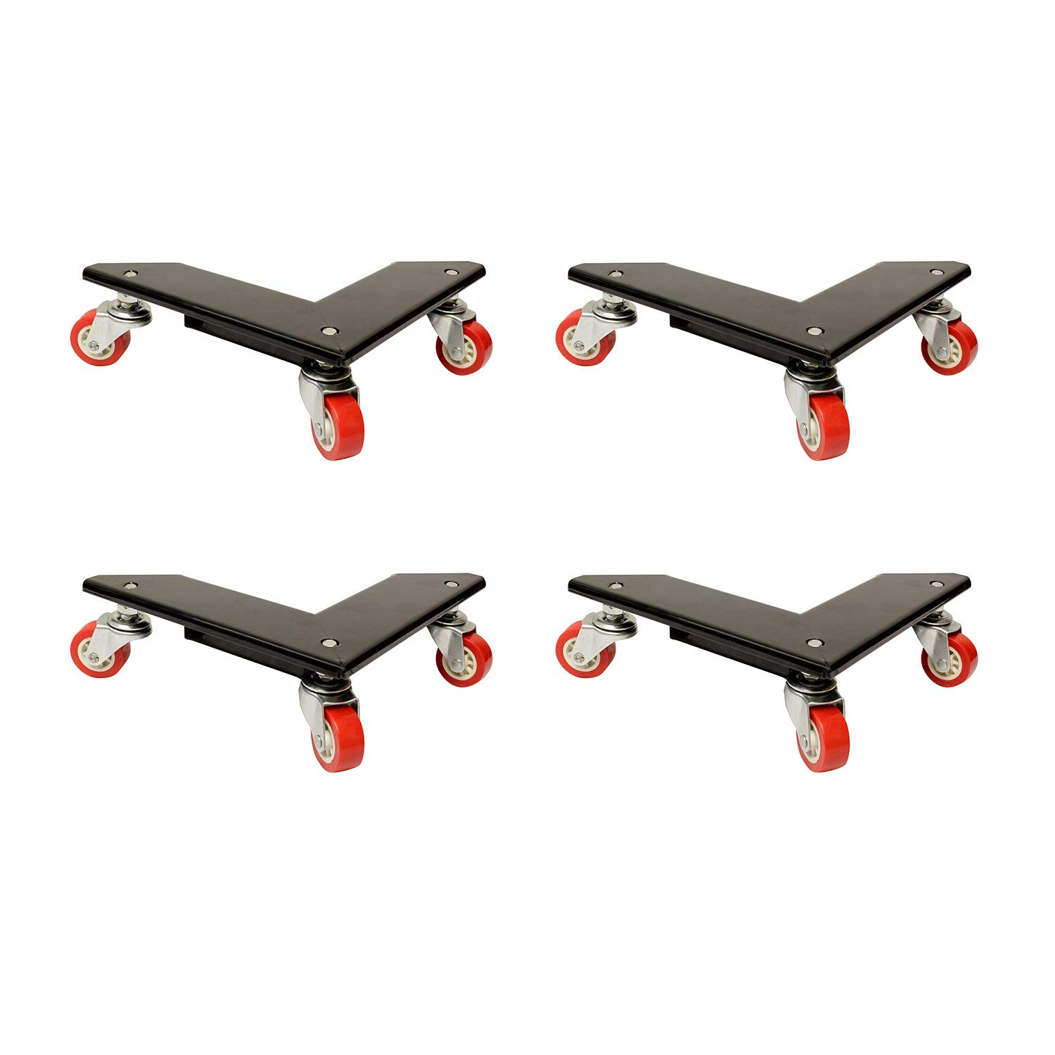 BISupply Corner Furniture Moving Dolly 4-Pack - 1320lb Capacity Roller Portable Dolly Furniture Rollers for Moving