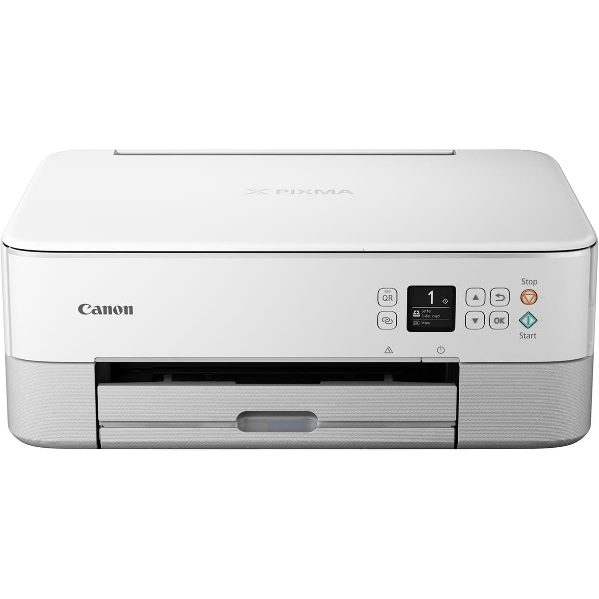 Canon PIXMA TS5320 All in One Wireless Printer, Scanner, Copier with AirPrint, White, Works with Alexa
