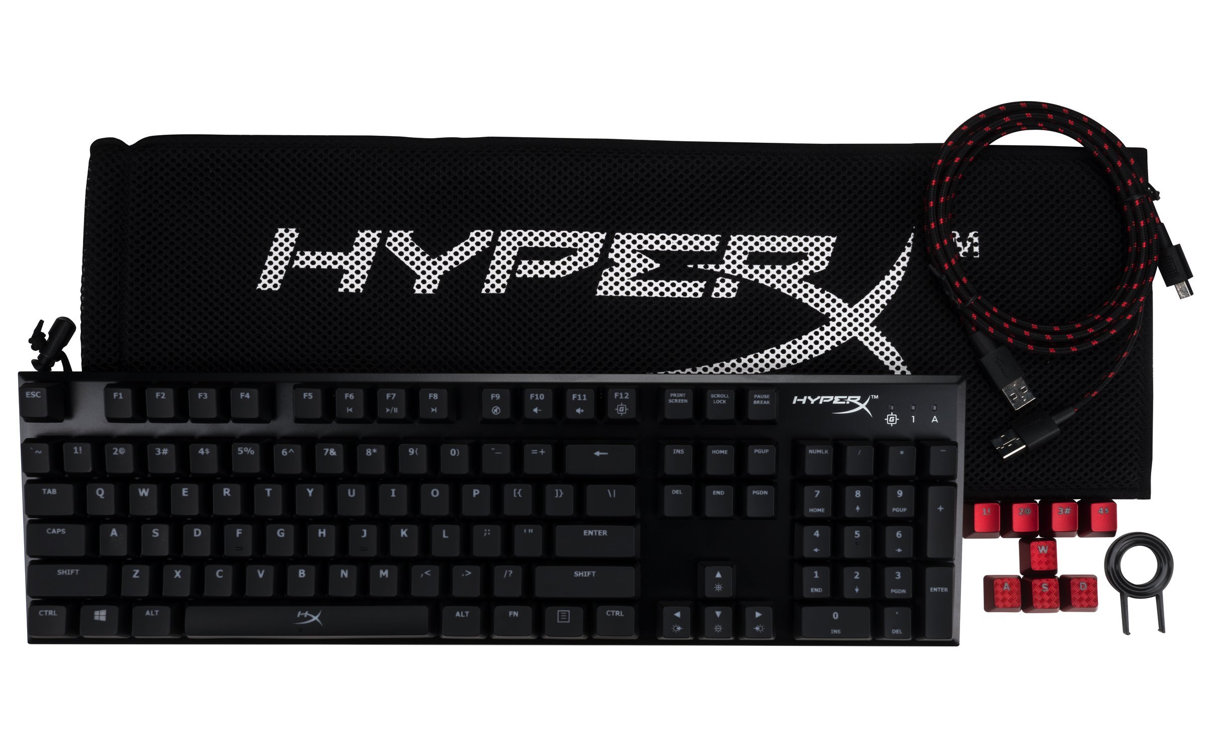 HyperX Alloy FPS - Mechanical Gaming Keyboard & Accessories - Compact Form Factor - Linear & Quiet - Cherry MX Red - Red LED Backlit (HX-KB1RD1-NA/A1) (Renewed)