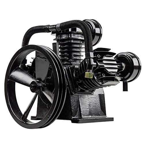 Compressor Source 4 to 5 HP Air Compressor Pump Replacement Single Stage 3 Cylinder 10-12 CFM Max Cast Iron CS3065A
