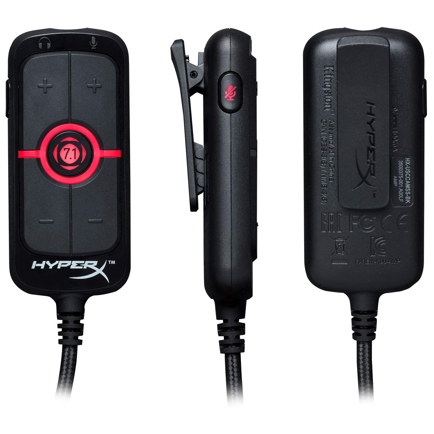 HyperX Cloud Alpha Gaming Headset - Dual Chamber Drivers and HyperX Amp USB Sound Card - Virtual 7.1 Surround Sound