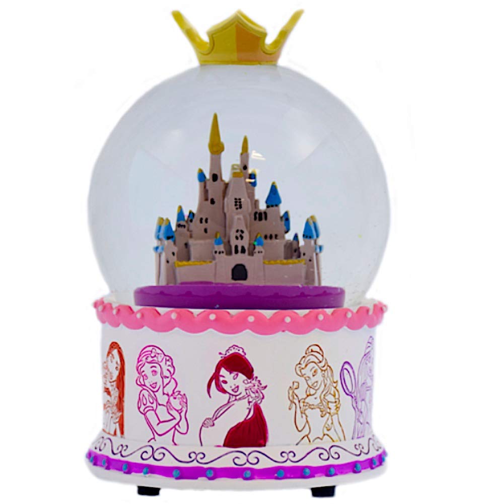 Disney Castle Musical Snowglobe Princess Group Silhouette