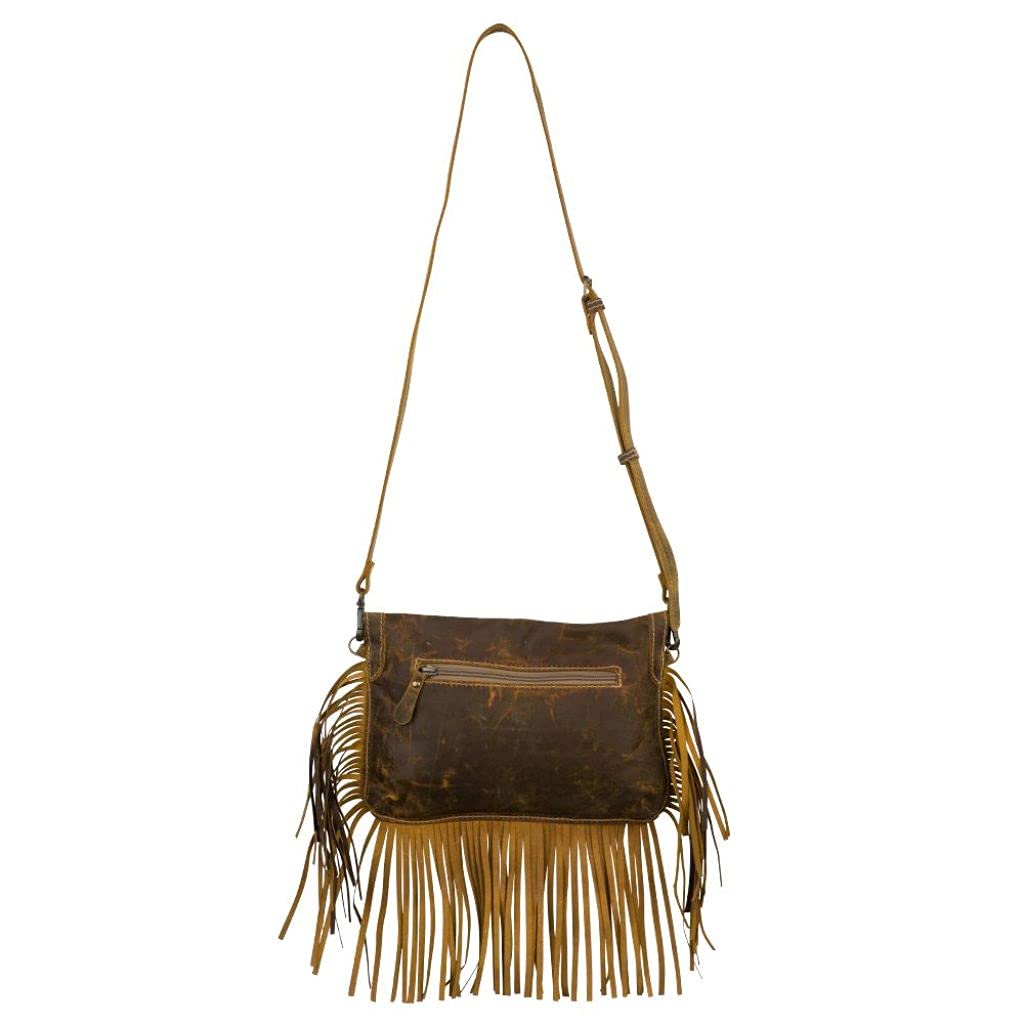 Myra Bag Cowgirl'S Love Leather Bag Upcycled Leather S-2190
