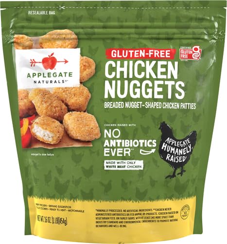Applegate, Natural Gluten-Free Chicken Nuggets Family Size, 16oz (Frozen)