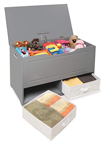 Up and Down Toy and Storage Box with 2 Basket Drawers