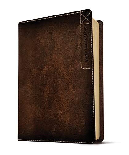 Every Man's Bible: New Living Translation, Deluxe Explorer Edition (LeatherLike, Brown) β Study Bible for Men with Study Notes, Book Introductions, and 44 Charts