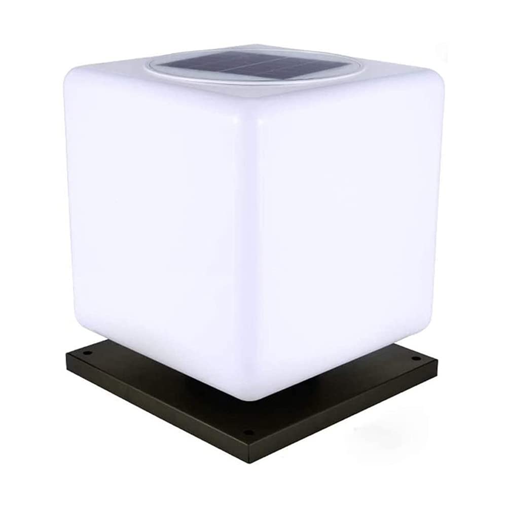 KLFJFD Solar Lights Outdoor, Solar Column Headlights,Waterproof Rainproof Gate Patio Table Lamp Lantern,for Home Garden etc