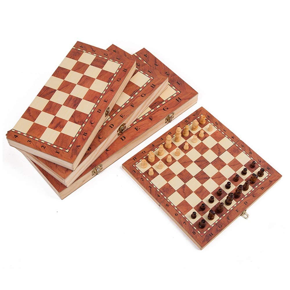 Chess Sets Magnetic Travel Chess Set for Adults Kids Folding Portable Traditional Chess Game for Kids and Adults 39 * 19.5 * 3.3CM