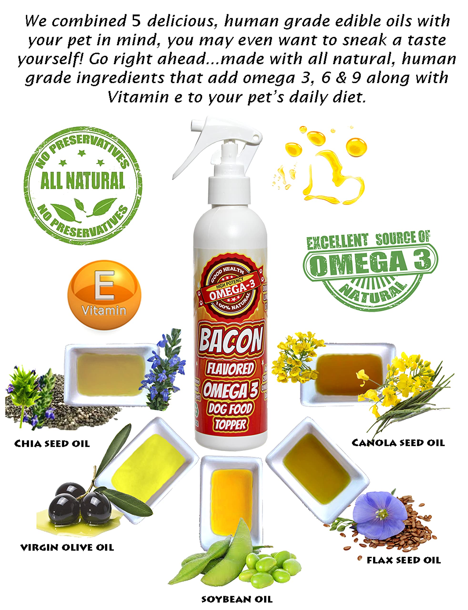 Flavored Omega 3 Sprays 3 Bottle Pack