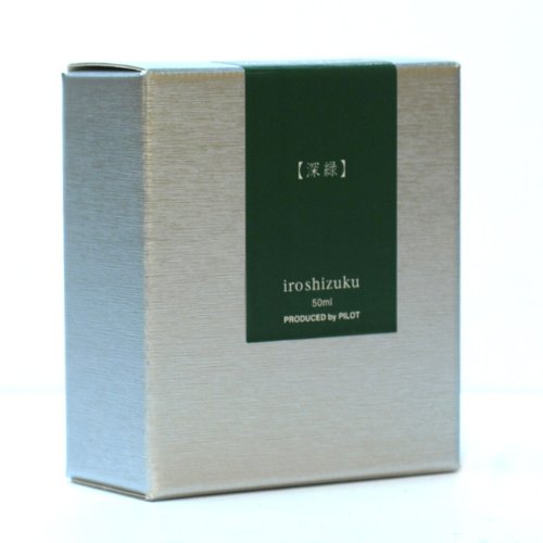 Pilot Iroshizuku Fountain Pen Ink - 50 ml Bottle - Shin-ryoku Deep Green