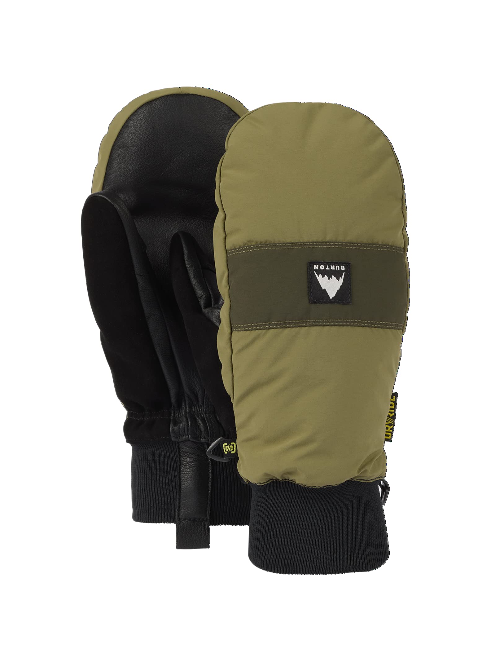 Burton Standard Treeline Mittens, Martini Olive/Forest Night, Medium