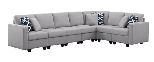 Devion Furniture EZO Sofas, Light Gray