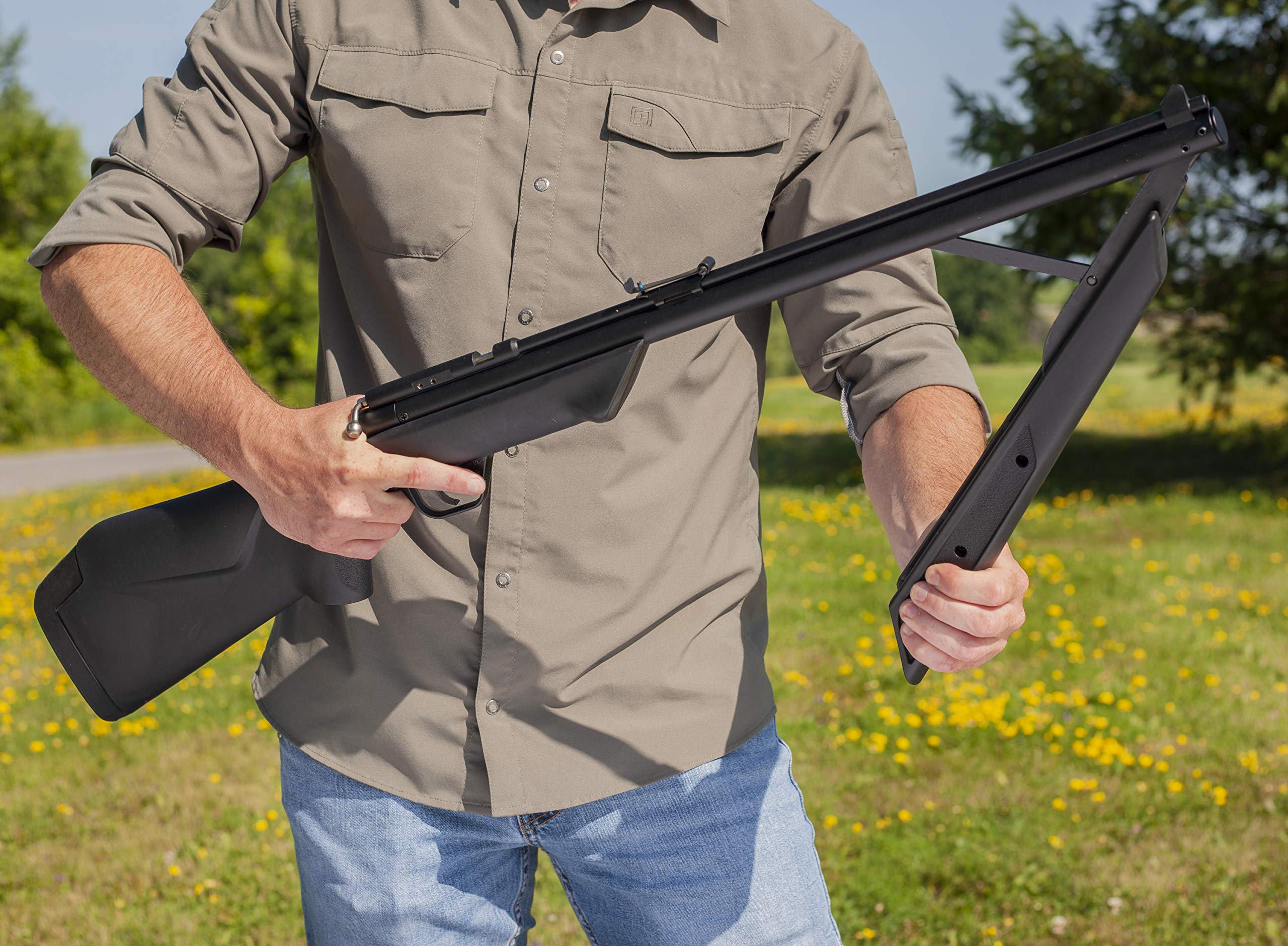 Benjamin 397S .177-Caliber Bolt Action Variable Pump Air Rifle, Black