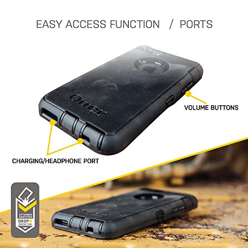 OTTERBOX DEFENDER iPhone 6 PLUS/6s PLUS Case - Retail Packaging - BLACK