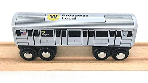 Munipals MP01-110W Wooden Subway W Train NYC MTA NYC Broadway Local R46 Car