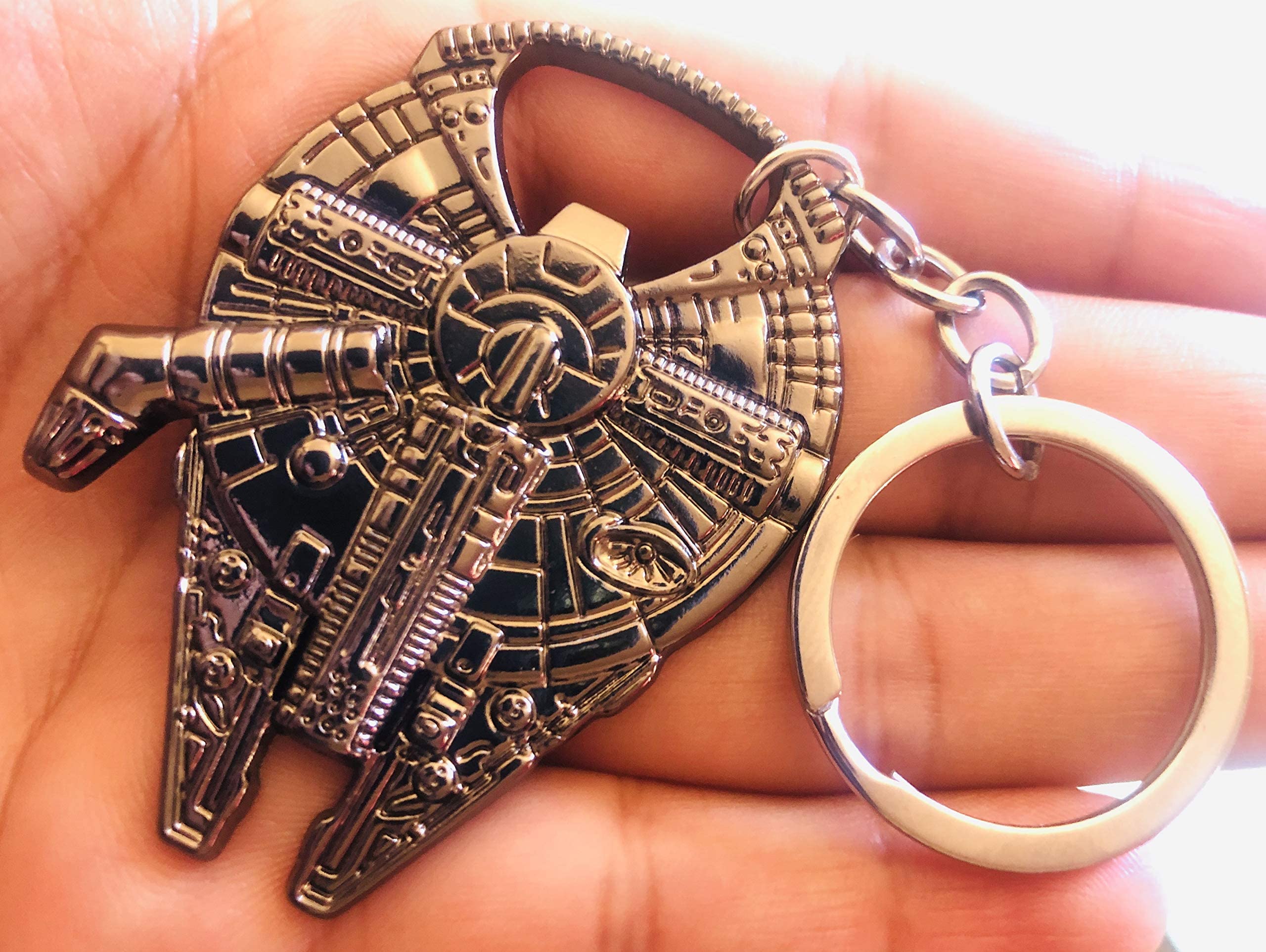 Bottle Opener Millennium Falcon Metal Bottle Opener Keychain Star Wars - Beer Bottle Opener Millennium Kitchen Tools for Souvenirs Kitchen Tools for Souvenirs & Gift