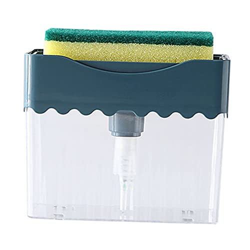 BETOOKY 1pc Presser Foaming Dispenser Sink Sponge Kitchen Sink Kitchen Sink Dispenser Sink Pump 2 in 1 Kitchen Sponge Holder Hand Wash Dispenser Abs Handwashing Fluid Soap