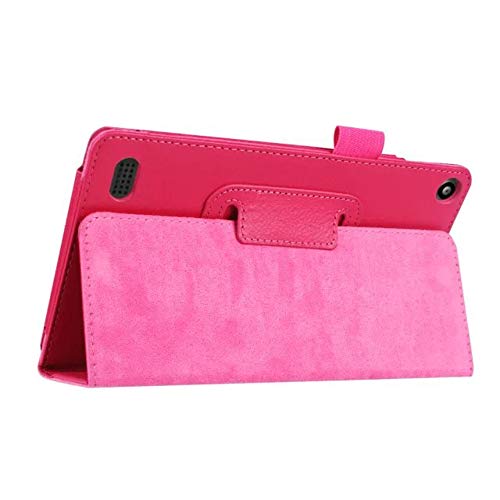Luxury Folio Stand PU Leather Case Cover For Amazon Kindle New Fire 7 2019 2017 SR043KL 2015 HD7 SV98LN 7" (5th 7th 9th Generation, 2015 2017 2019 Release) (Black)