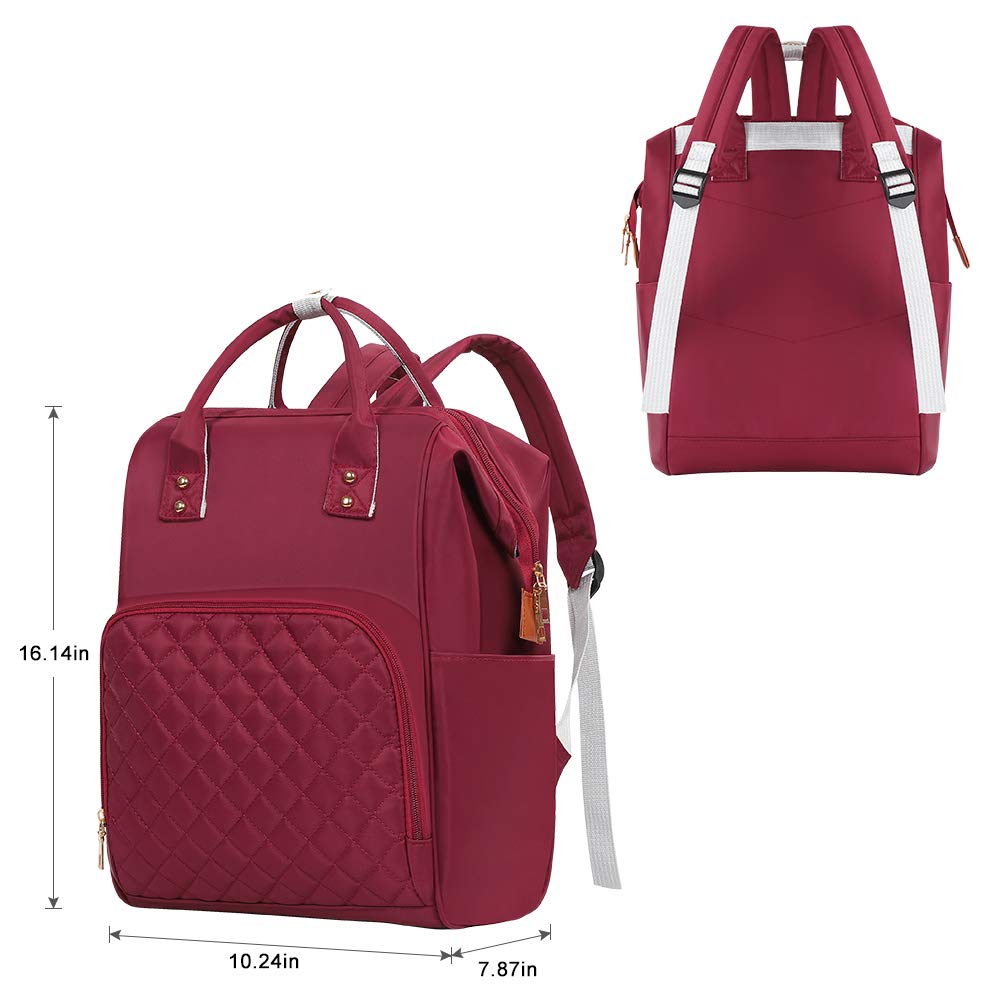 Better Chance Diaper Bag Backpack, Red