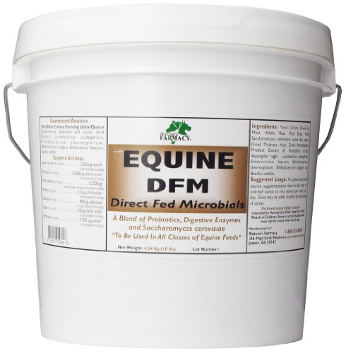 Nature's Farmacy Equine DFM Probiotics, Enzymes 50 Billion CFU Ounce 10-Pound