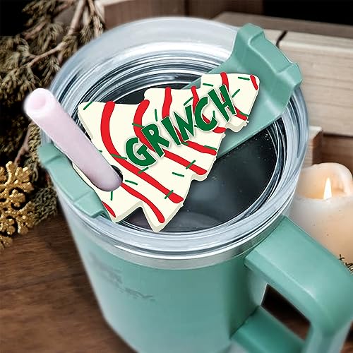 Christmas Tree Tumbler Name Tag, Customized Tumbler Name Tags, Christmas Tumbler Name Plate, Personalized Name ID Tags for 30oz 40oz Tumblers, Quencher Tumbler Name Plate