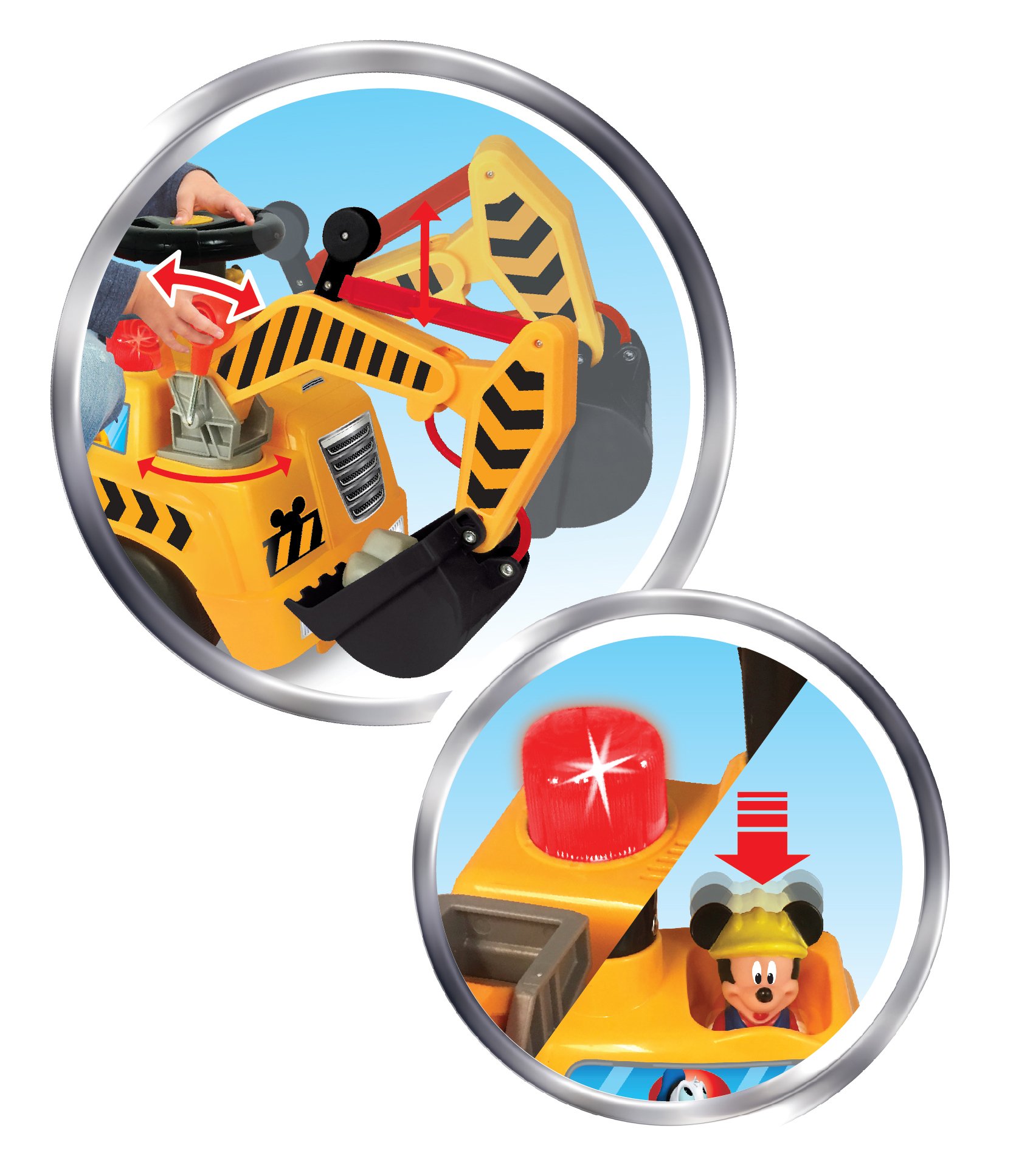 Disney Mickey's Activity Crane Ride-On, Large