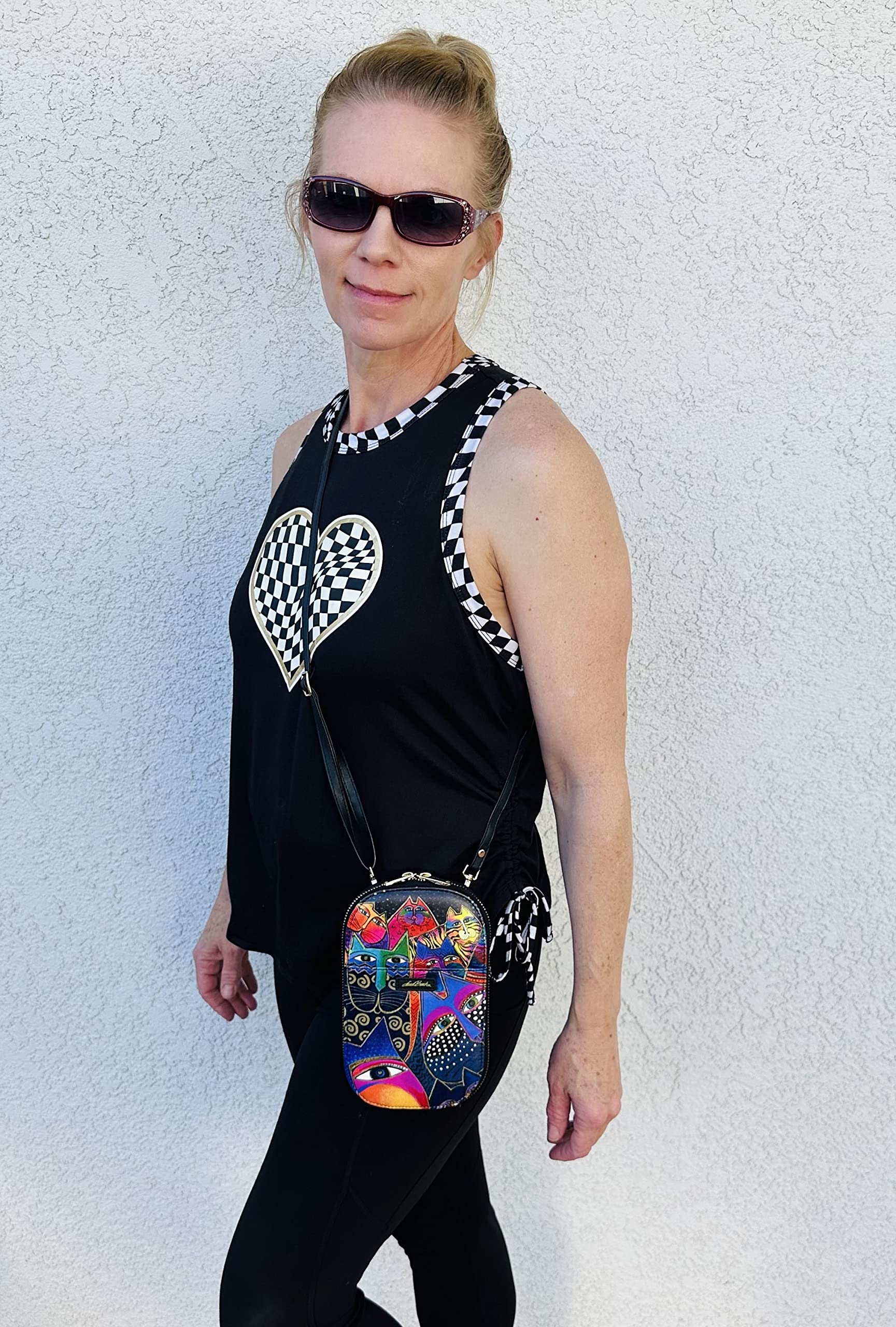 Monarque Crossbody, Signature Artists (Laurel Burch Fantasticats)