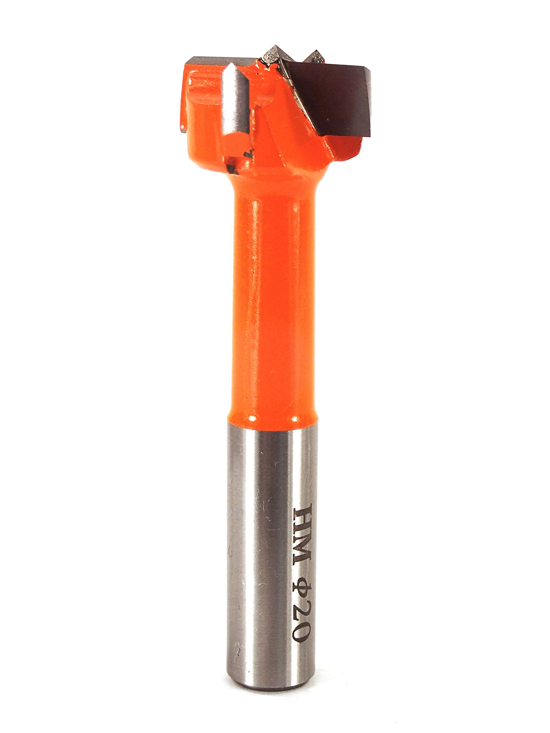 Whiteside Router Bits DH20-70LH Left Hand Rotation Hinge Boring Bit with Carbide Tipped 20mm Cutting Diameter and 70mm Overall Length