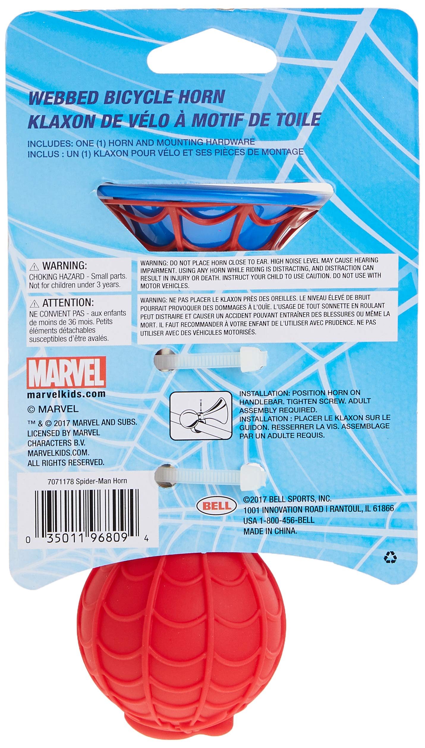 BELL Marvel Spider-Man Bike Horn