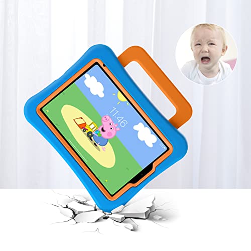 LeiJue Kids Case for 2021 iPad Mini 6, Light Weight Heavy Duty/Shockproof/Drop Proof with Handle/Kickstand, Child Friendly Protective Cover for iPad Mini 6th Gen 8.3inch (Blue)