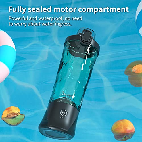 Portable Blender, Personal Size Blender for Shakes and Smoothies with 6 Blade Mini Blender 20 Oz for Kitchen,Home,Travel