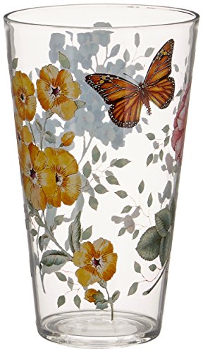 Lenox Butterfly Meadow Melamine 4 Piece Highball, 1.4 LB, Multi