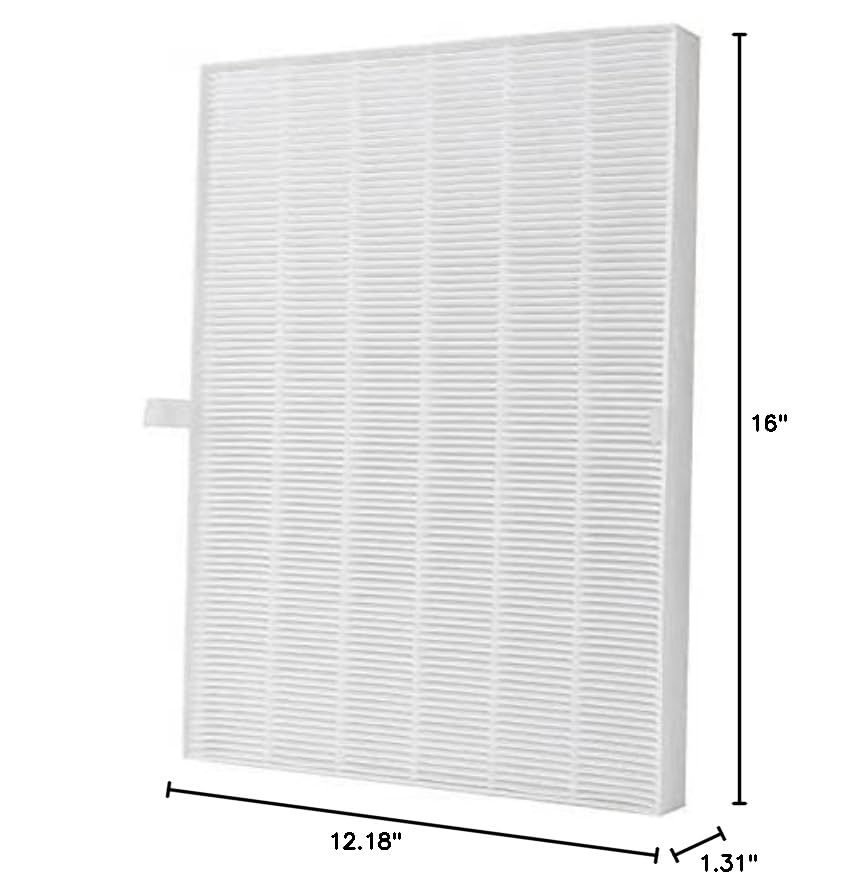 Nispira True HEPA Replacement Filter T Compatible with Winix HR900 Air Purifier Part 1712-0093-00, 2 Packs