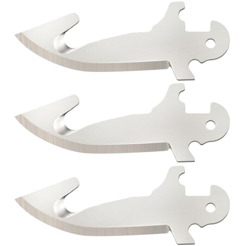 Cold Steel Click N Cut (3 Pack of Gut Hook Blades) / 2 1/2" Blade