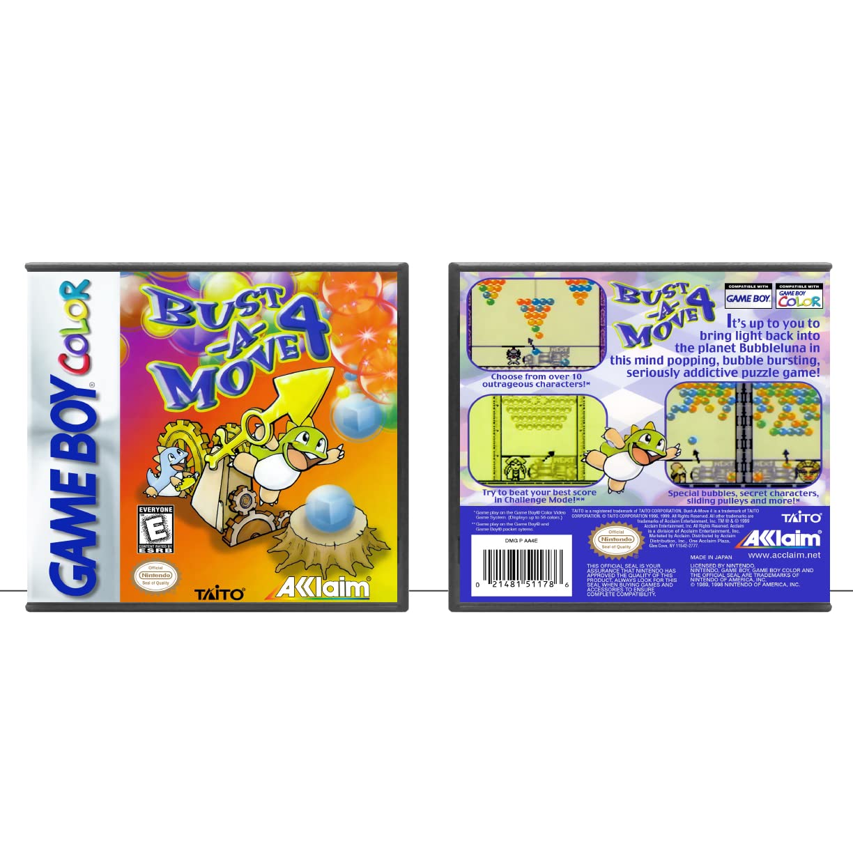 Bust A Move 4 | (GBC) Game Boy Color - Game Case Only - No Game