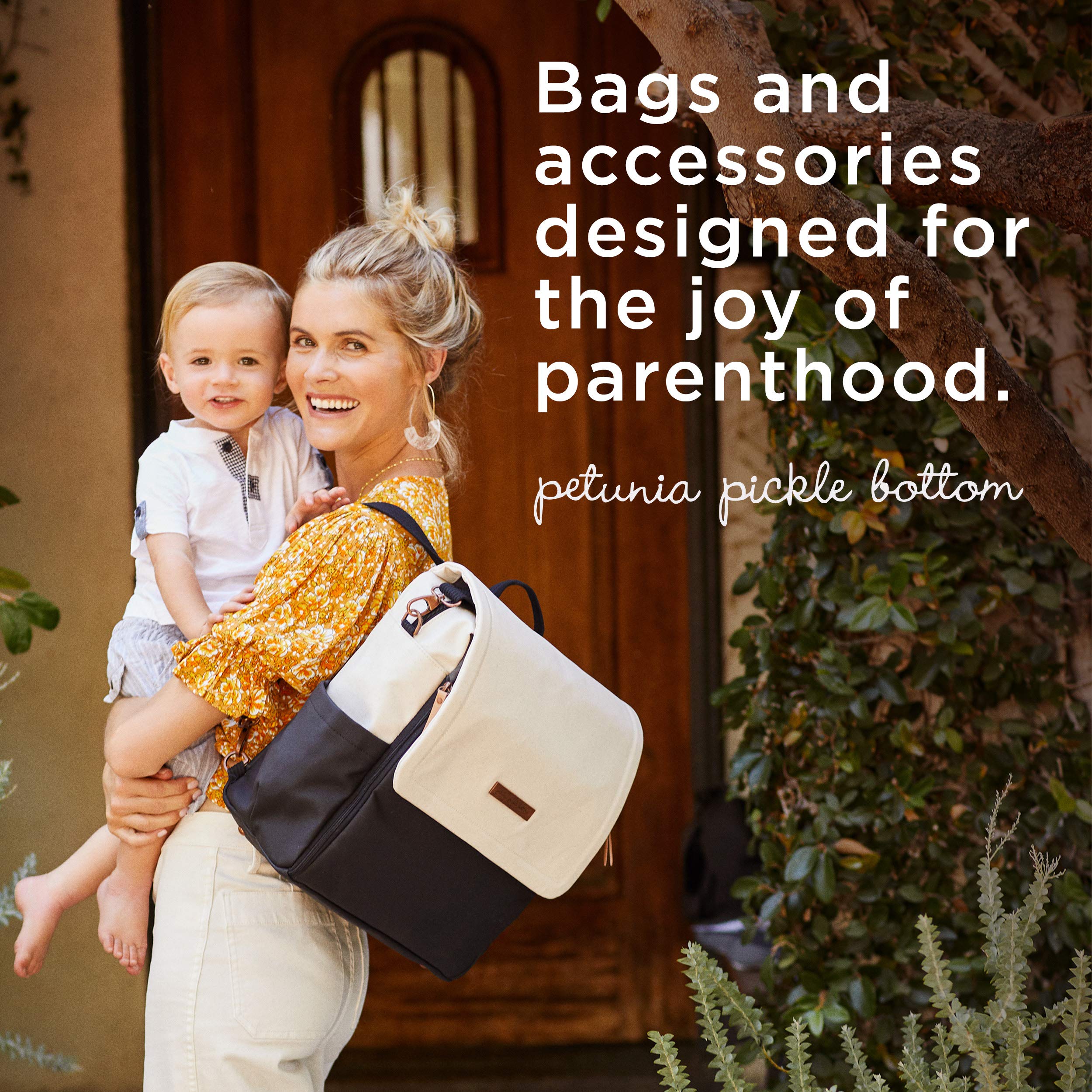 Petunia Pickle Bottom Axis Backpack | Baby Bag | Diaper Bag Backpack | Baby Bottle Bag for Parents | Stylish Baby Bag Organizer| Sophisticated and Spacious Backpack for On The Go Moms | Camel/Graphite