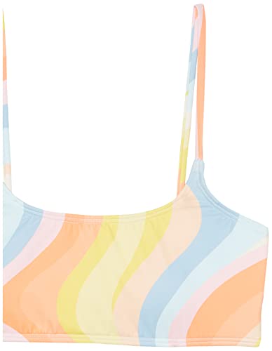 Billabong Girls' Groovy Road Mini Crop Two-Piece Swim Set (Little Big Kids), Multi, 8