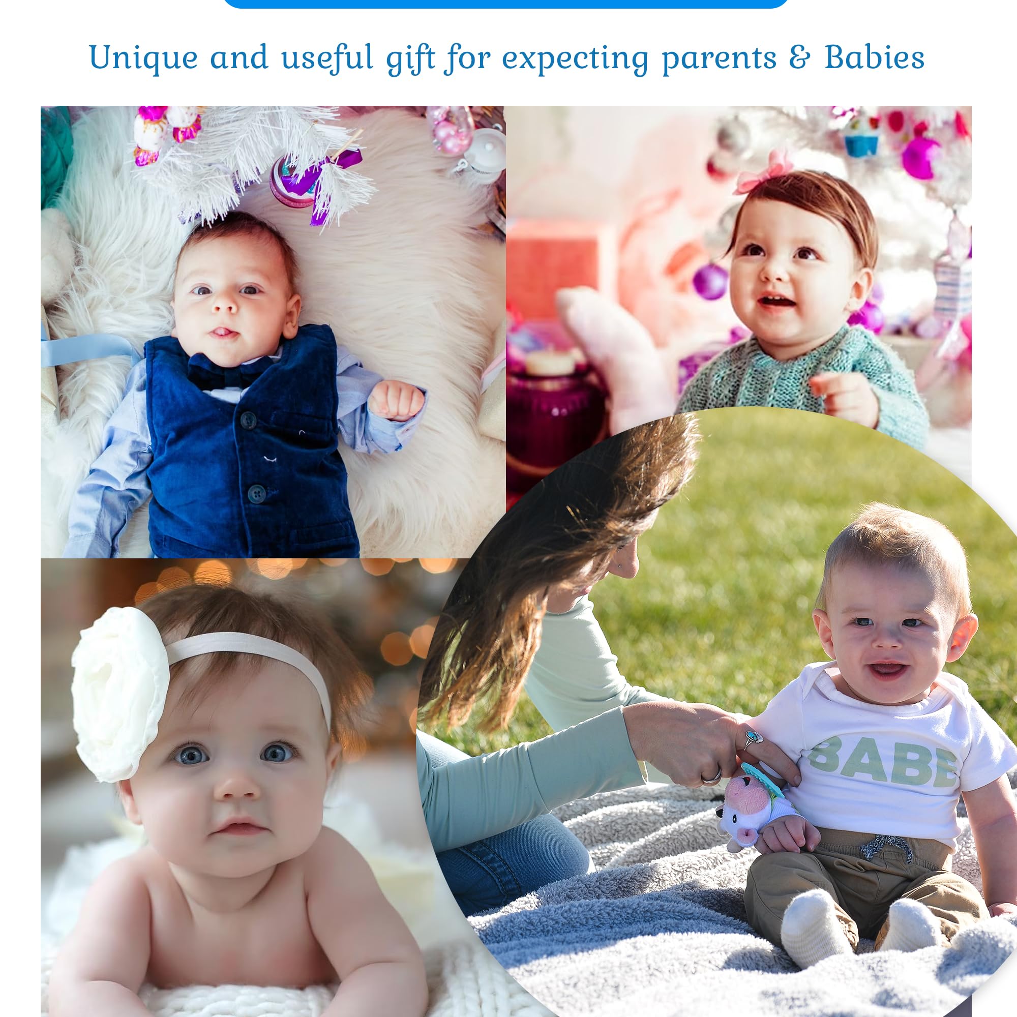 Wristy Buddy Teething Ring for Babies 0-6 8 10 12 Months | Cute Soft Cow Teething Toys & Gloves | Baby Teething Relief Toy Pack | Infant Chew Toys for 3-6 Months, 1 2 3 Years