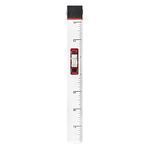CE Tools 48 Inch Red Edge Level - 4 Foot Level Tool with Shock-Proof Vial, Milled Bottom, and Robust End Caps, Aluminium