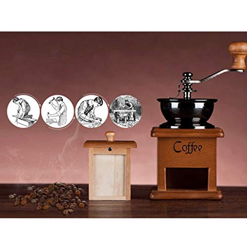 CHUNYU Retro Hand Coffee Bean Grinder Coffee Machine Mill