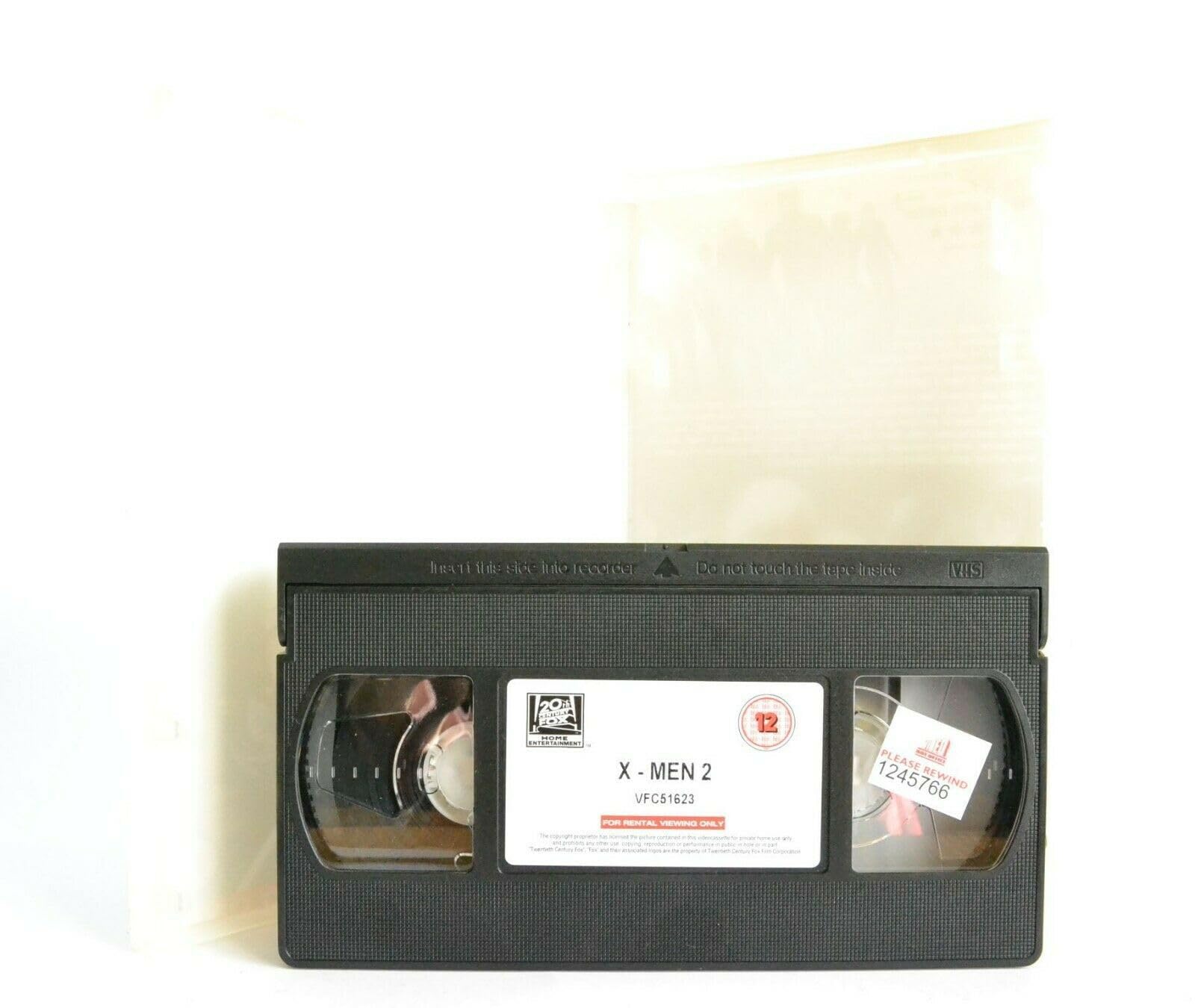 X-Men 2: Superhero Action - Large Box [Rental] - H.Jackman / H.Berry - Pal VHS