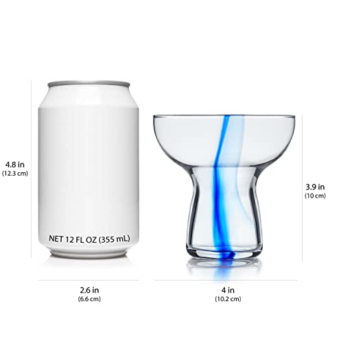 Libbey Blue Ribbon Stemless Margarita Glasses, 10.25-ounce, Set of 6