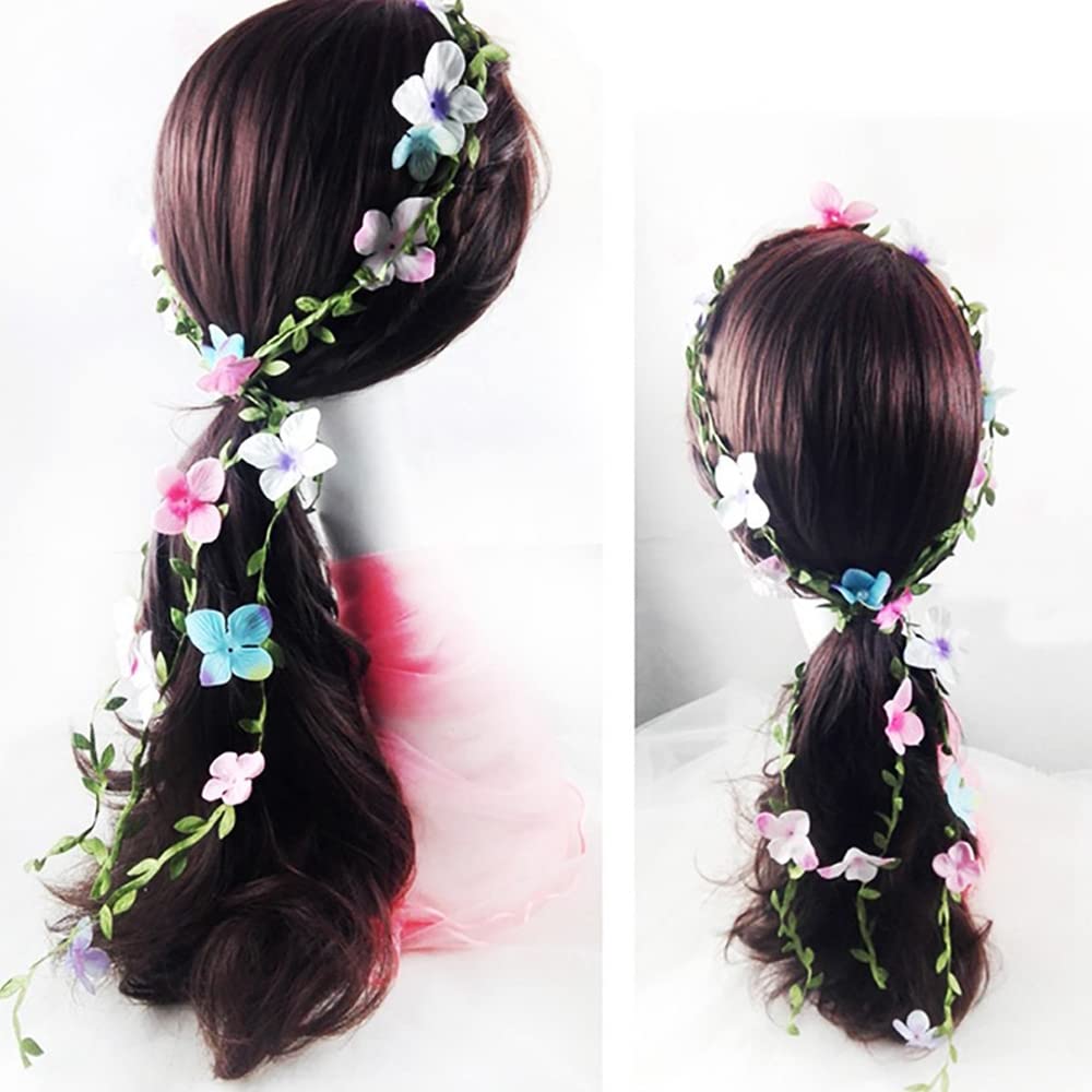 Kuinayouyi Artificial Vines 40 M Fake Hanging Plants Silk Ivy Artificial Leaf Garlands Simulation Foliage Rattan Green Leaves Decorative Home Wall Garden Wedding Party Wreaths Decor
