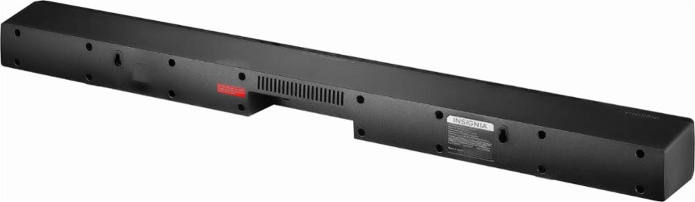 Insignia - 2.0-Channel Soundbar with Digital Amplifier - Black
