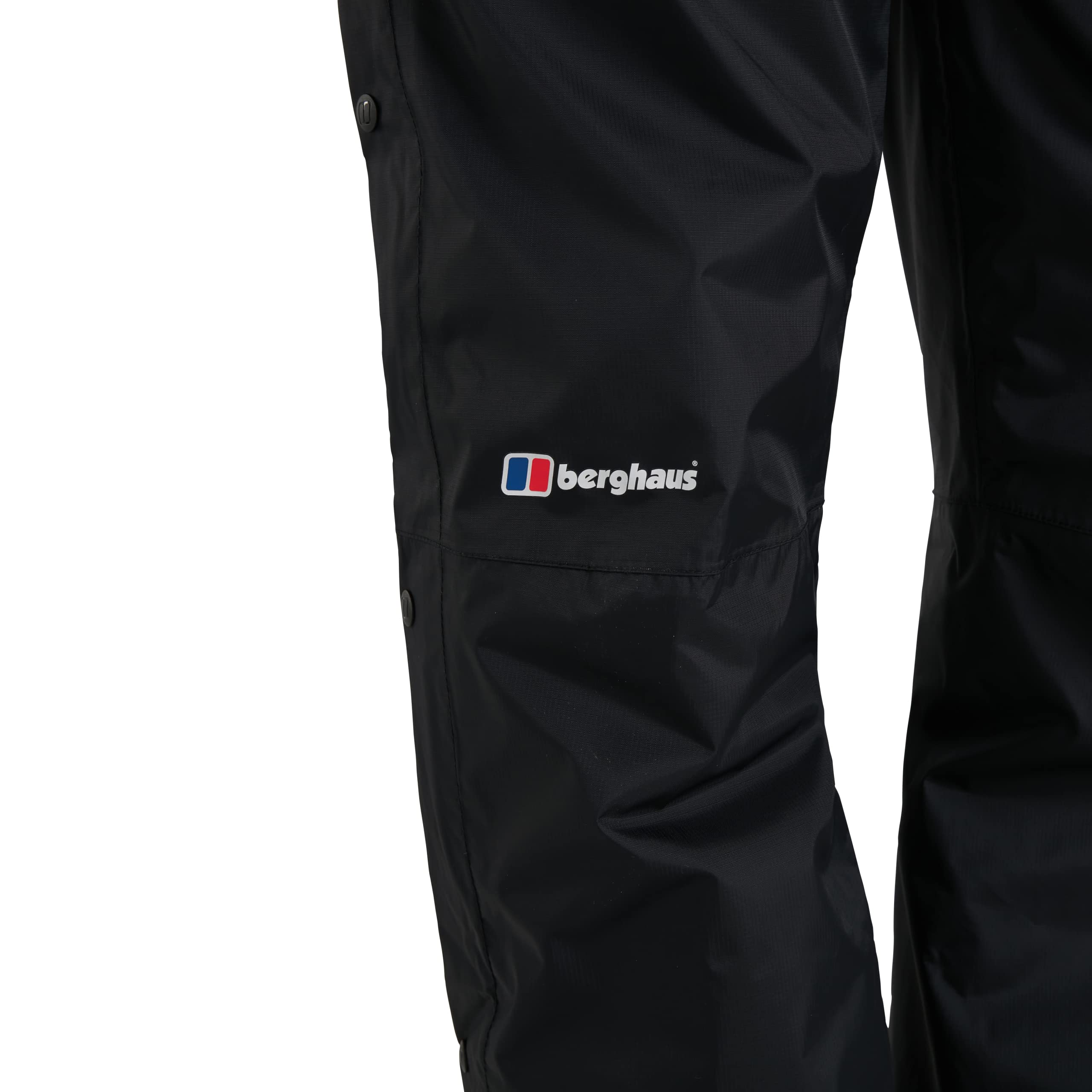 Berghaus Mens Active Deluge Waterproof Pant, Black, Large US